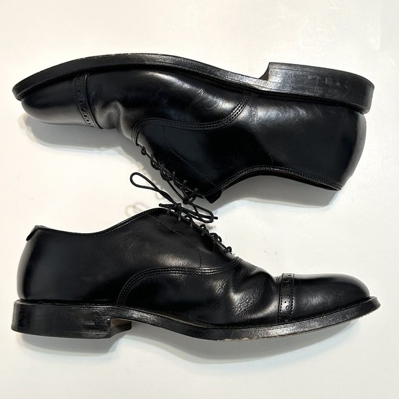 Allen Edmonds | Shoes | Allen Edmonds Byron Black Lace Up Cap Toe ...